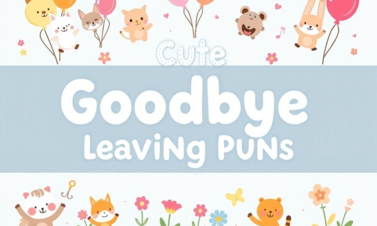 200 + Goodbye Puns & Jokes to Make Any Occasion Unforgettable