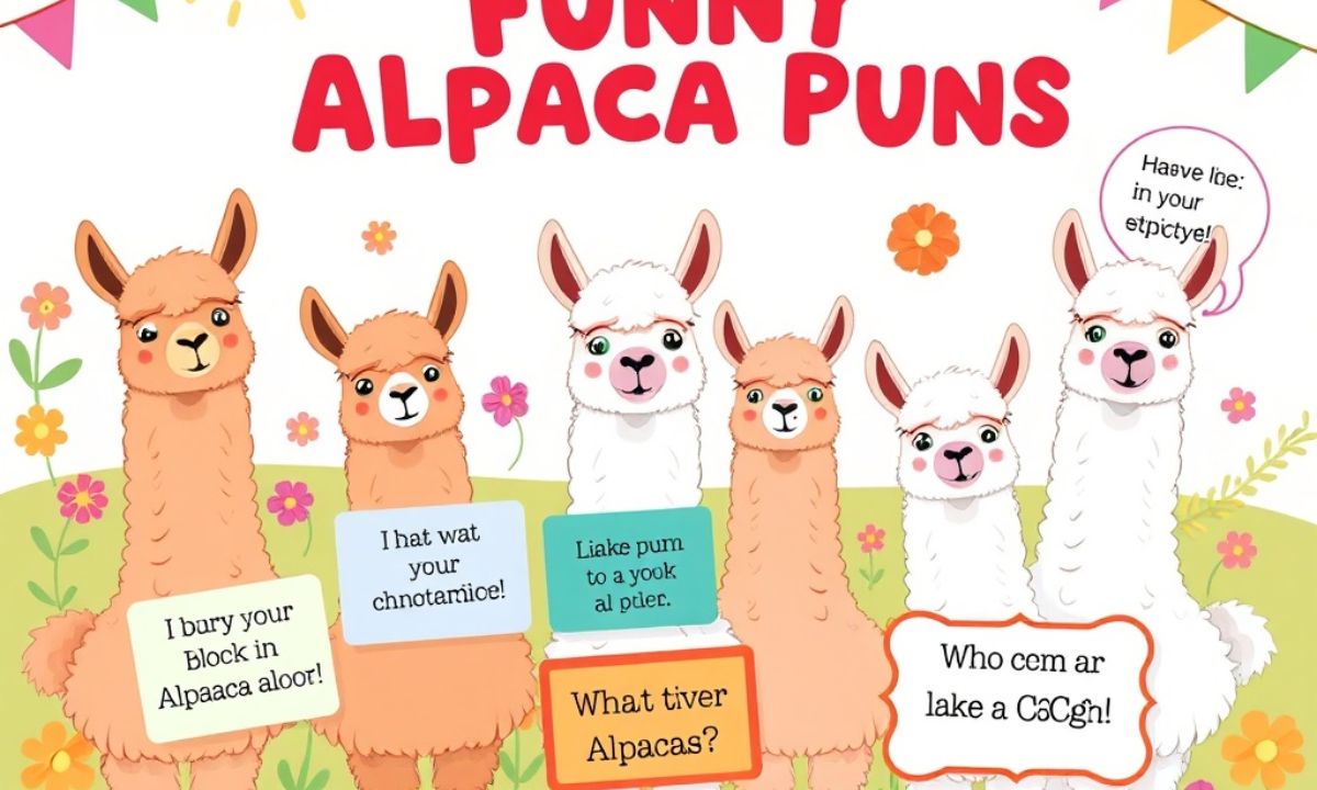 200 + Unpack the Fun with Funny Alpaca Puns and Jokes