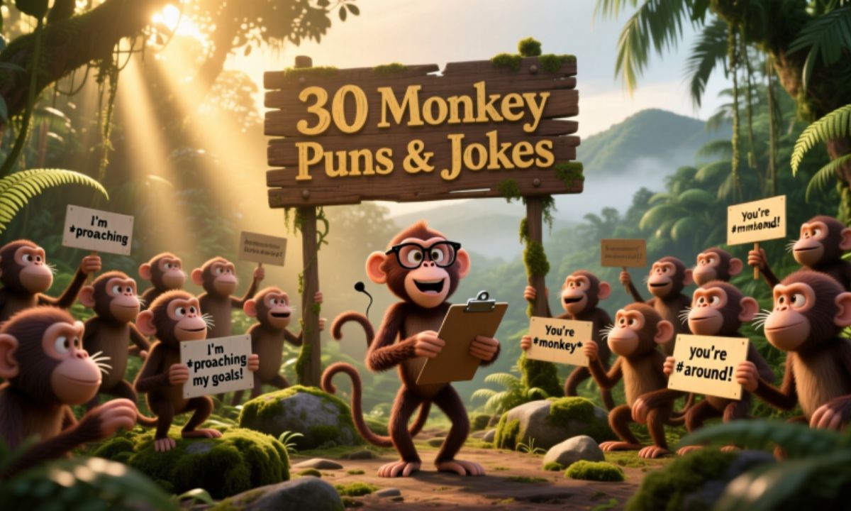 300 + Monkey Puns and Jokes to Go Bananas Over