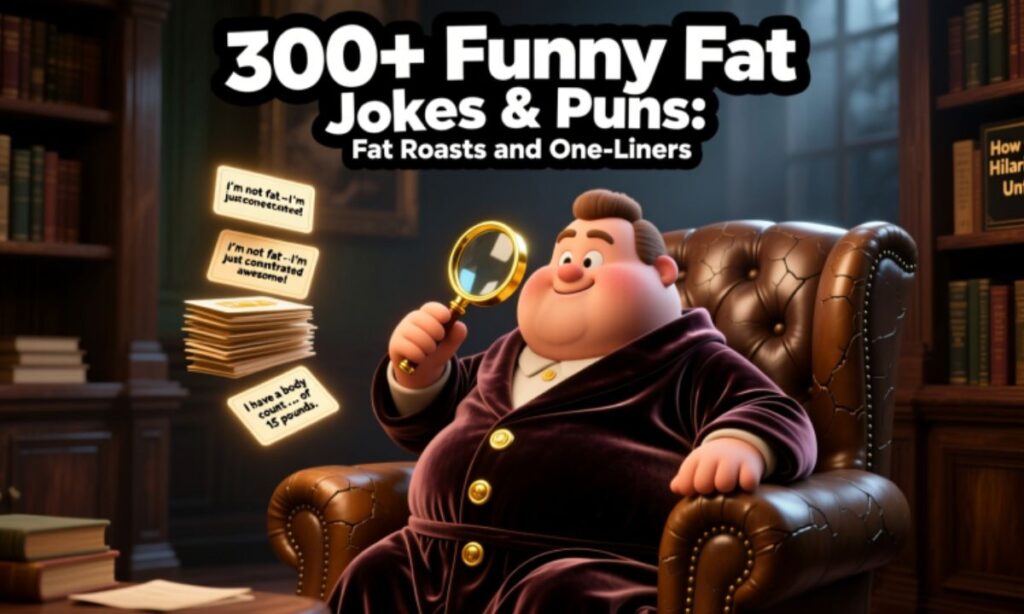 300+ Funny Fat Jokes & Puns Fat Roasts And One-Liners