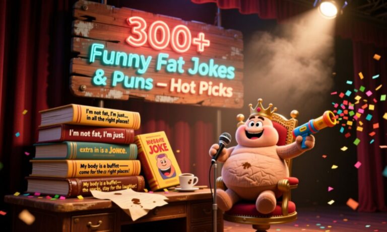 300+ Funny Fat Jokes & Puns Fat Roasts And One-Liners